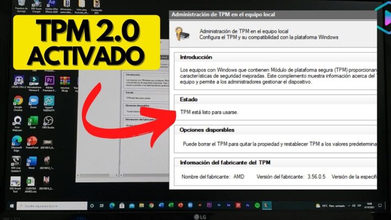 Guía definitiva para activar TPM 2.0: Todo lo que necesitas saber - ActivarHoy